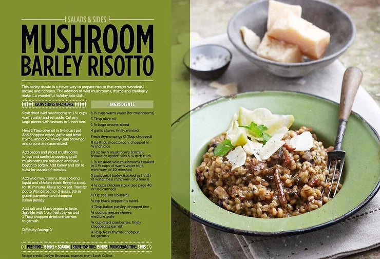 Mushroom Barley Risotto – Wonderbag Store